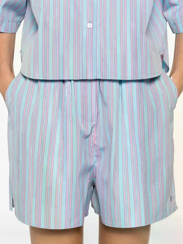 FORTE_FORTE Striped Shorts