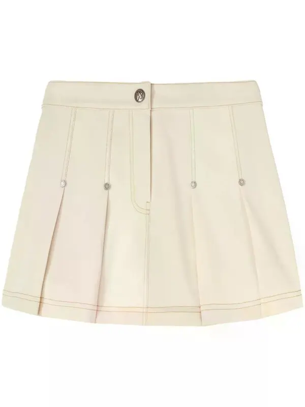 Palm Angels Pleated Mini Skirt