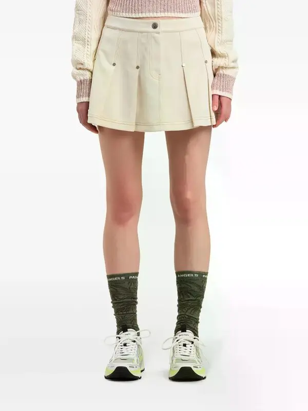 Palm Angels Pleated Mini Skirt