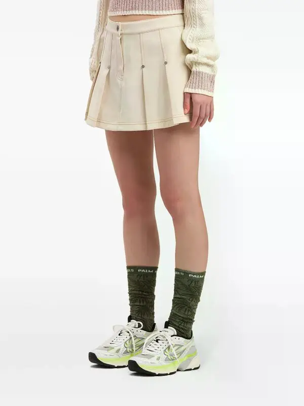 Palm Angels Pleated Mini Skirt