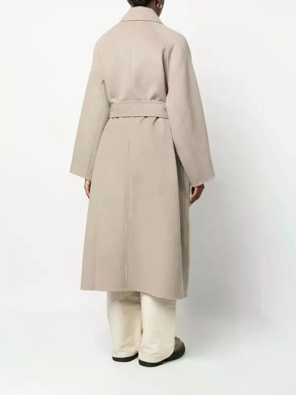 AMI Paris Belted Single-breasted Coat