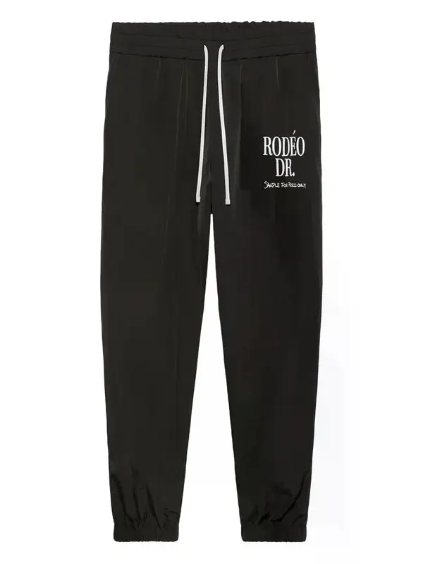 1989 STUDIO Logo-print Track Pants - Black