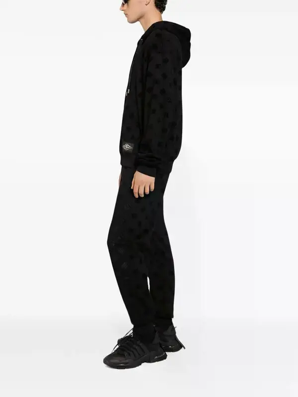 Dolce & Gabbana All-over Debossed Logo Hoodie