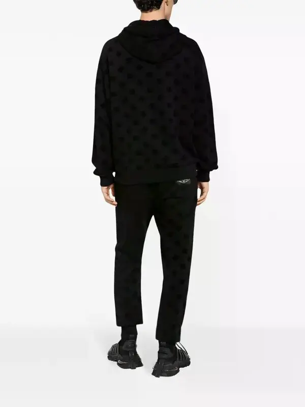 Dolce & Gabbana All-over Debossed Logo Hoodie