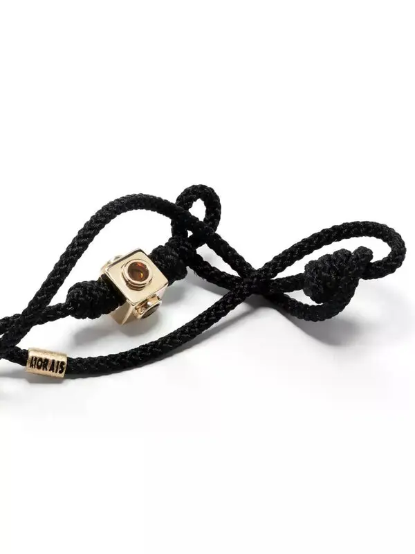 Luis Morais 14kt Yellow Tourmaline Cord Bracelet