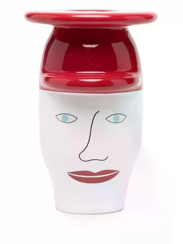 BOSA Face-print Ceramic Candle Holder