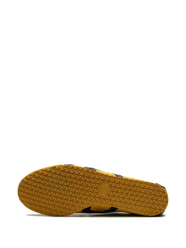 Onitsuka Tiger Mexico 66 Paneled Suede Round Toe Sneakers - Yellow