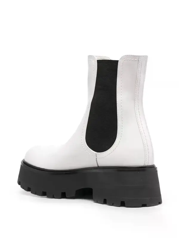 Alexander McQueen Chunky-sole Leather Boots