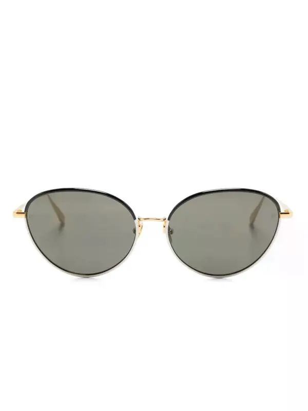 Linda Farrow Regina Cat-eye Sunglasses - Black