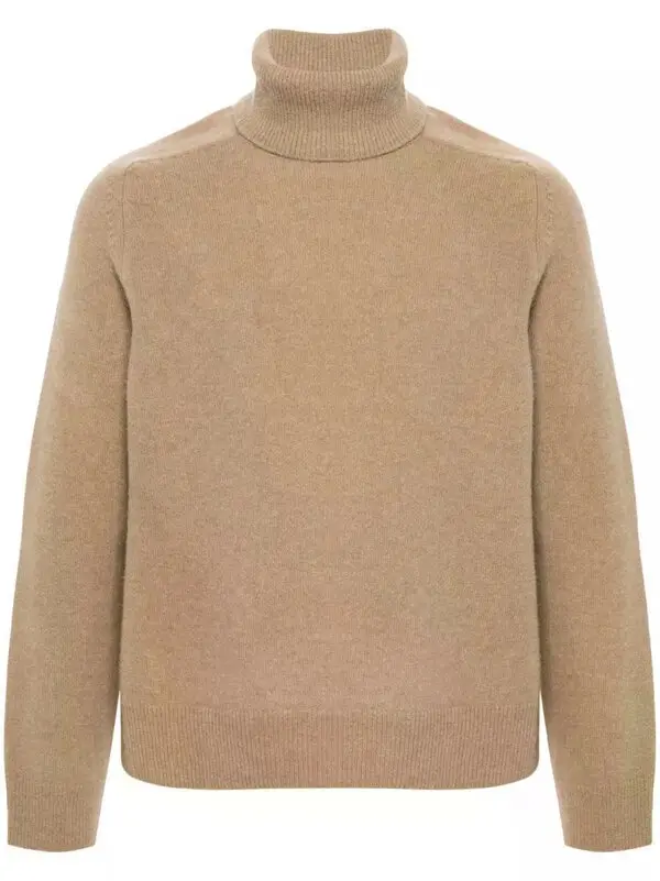 MAISON MARGIELA Roll Neck Wool Jumper - Neutrals