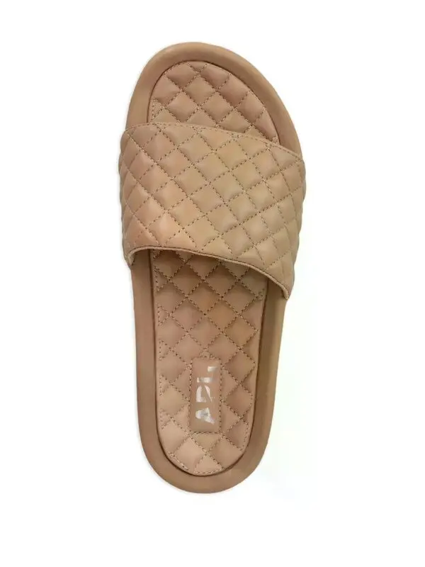 Apl Quilted Slides - Neutrals
