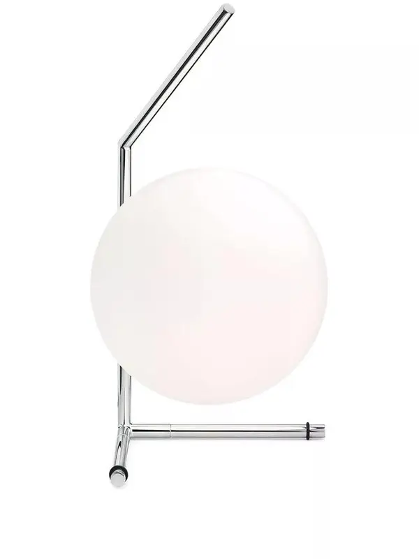 FLOS Ic Lights Table 1 Low Table Lamp - Silver