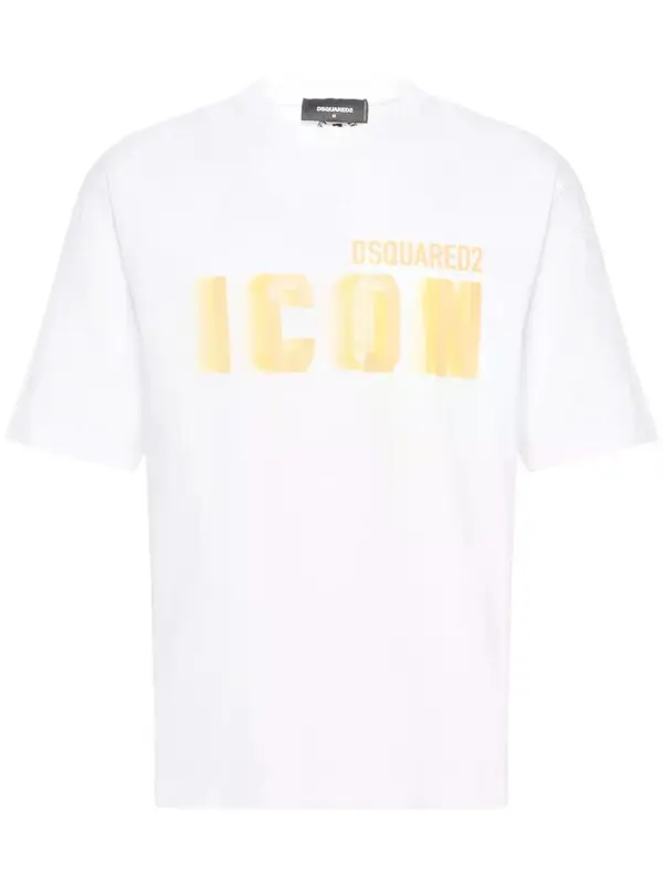 Dsquared2 Icon-print Cotton T-shirt - White