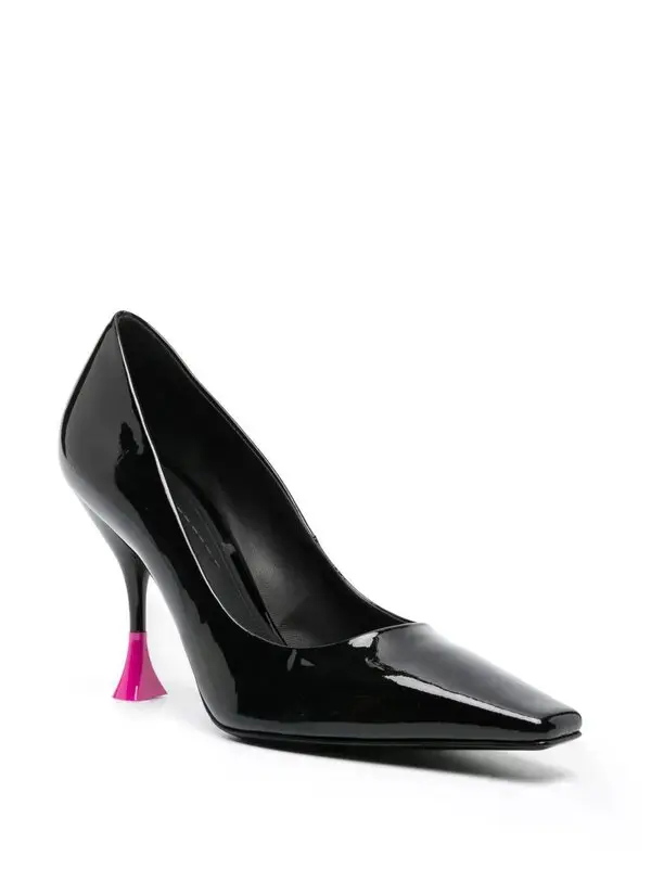 3JUIN Bahia 95mm Patent Leather Pumps