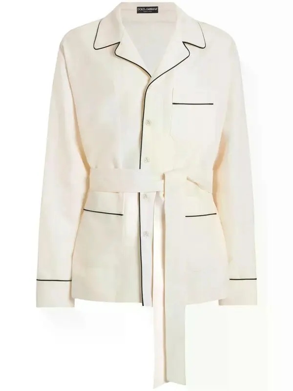 Dolce & Gabbana Pyjama Shirt - Neutrals