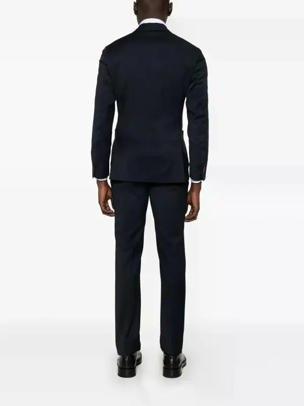 LARDINI Virgin Wool Suit - Blue