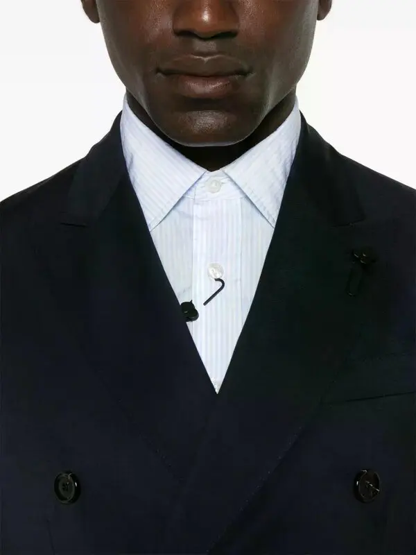 LARDINI Virgin Wool Suit - Blue