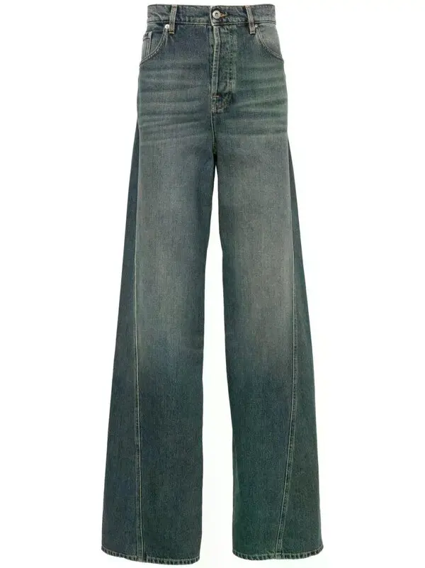 LANVIN Mid-rise Straight-leg Jeans