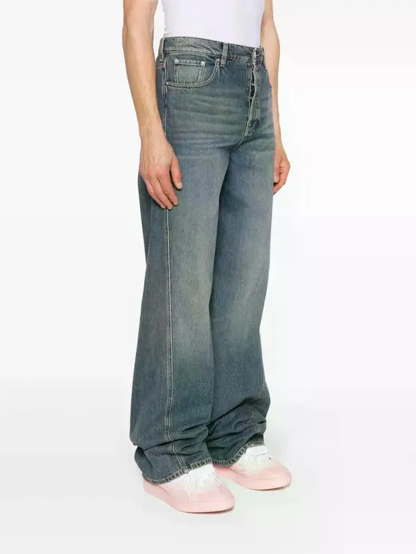 LANVIN Mid-rise Straight-leg Jeans
