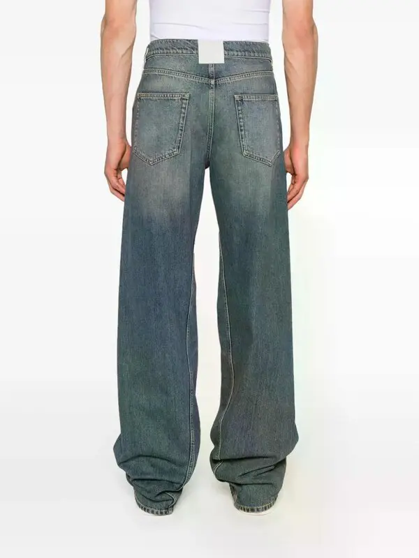 LANVIN Mid-rise Straight-leg Jeans