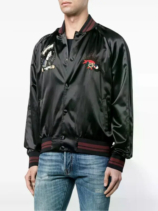 Valentino Garavani Embroidered Bomber Jacket