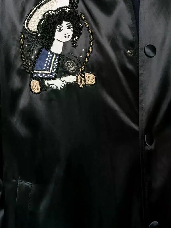 Valentino Garavani Embroidered Bomber Jacket