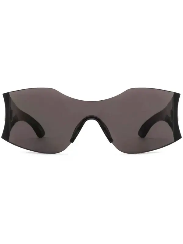 Balenciaga Hourglass Mask Sunglasses - Grey