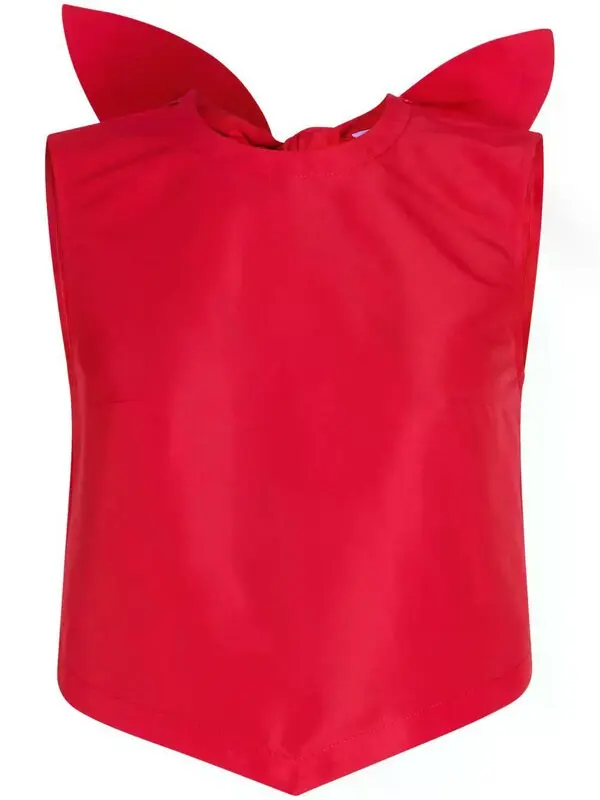 PATOU Faille Scarf Top - Red
