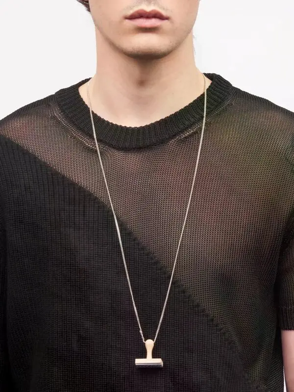 MAISON MARGIELA Stamp Pendant Necklace