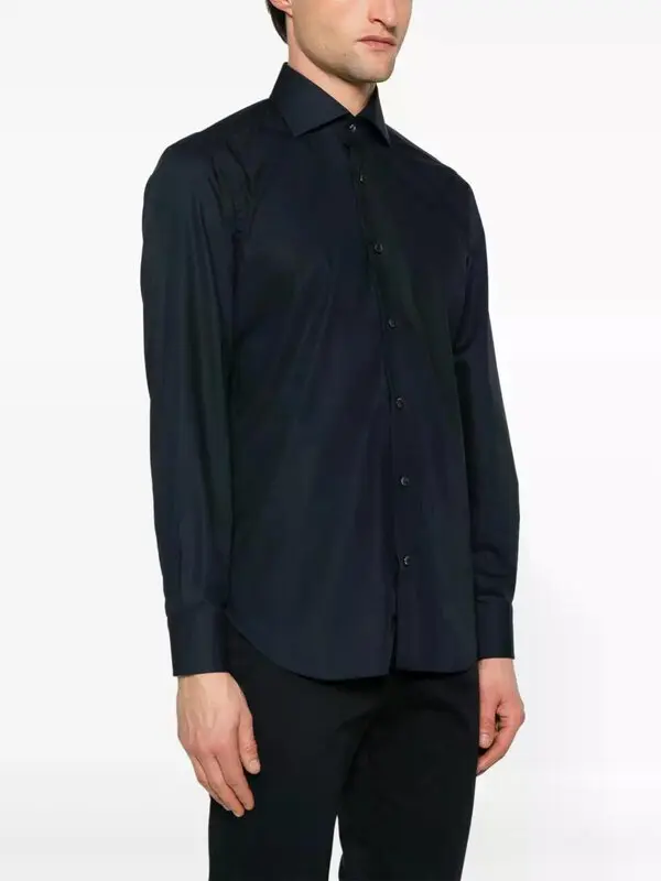 BARBA NAPOLI Spread-collar Shirt