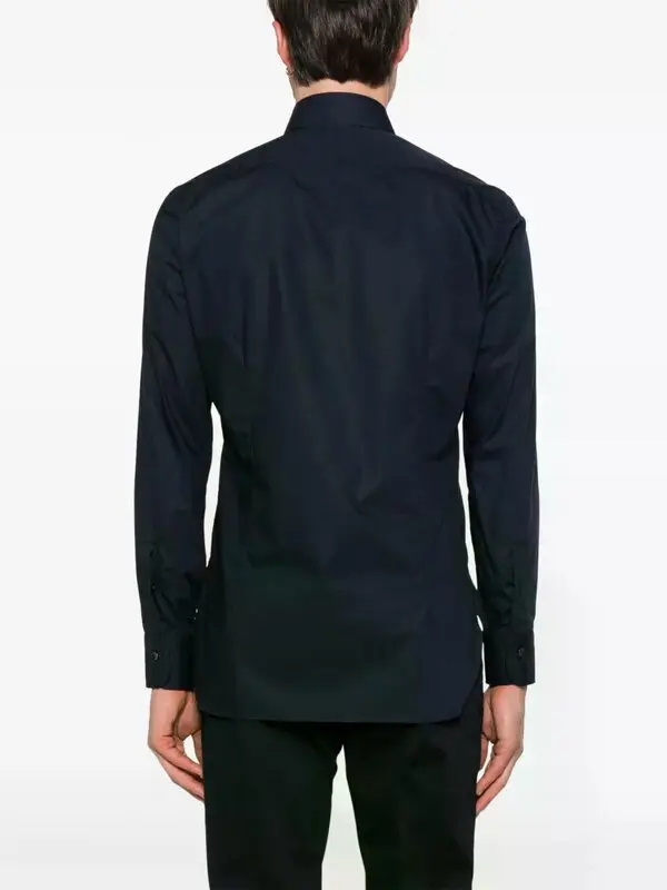 BARBA NAPOLI Spread-collar Shirt