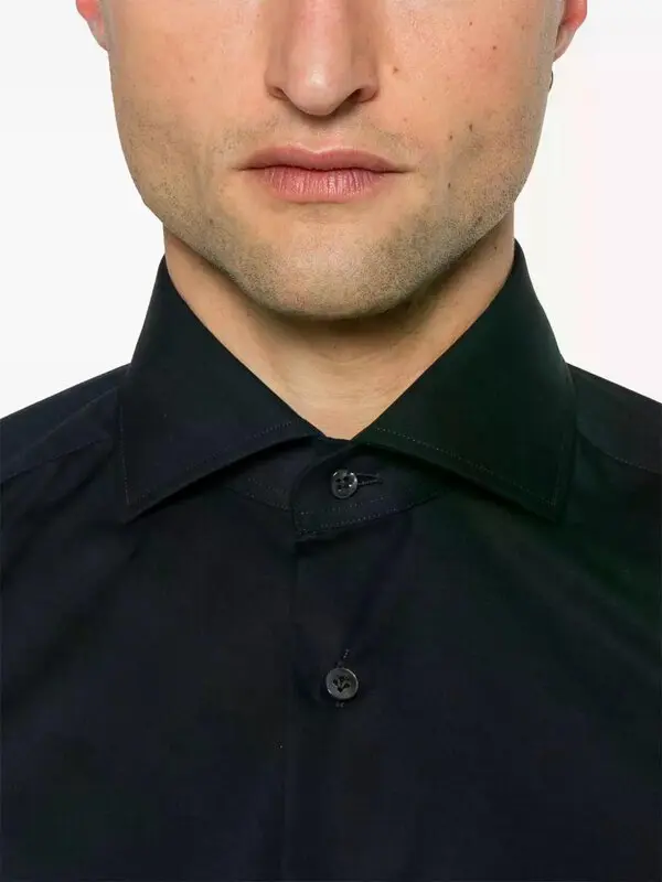 BARBA NAPOLI Spread-collar Shirt