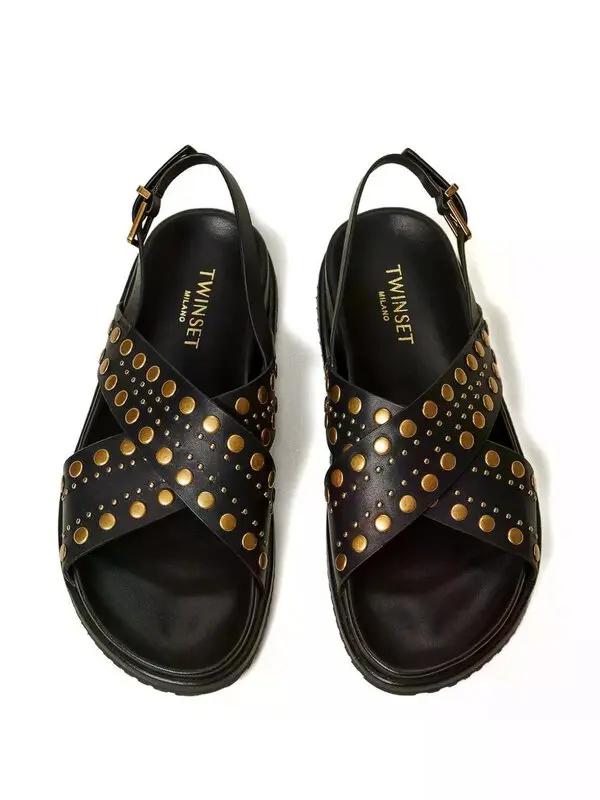 TWINSET Crossover Strap Sandals