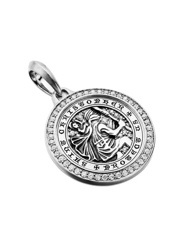 David Yurman Sterling St. Christopher Amulet