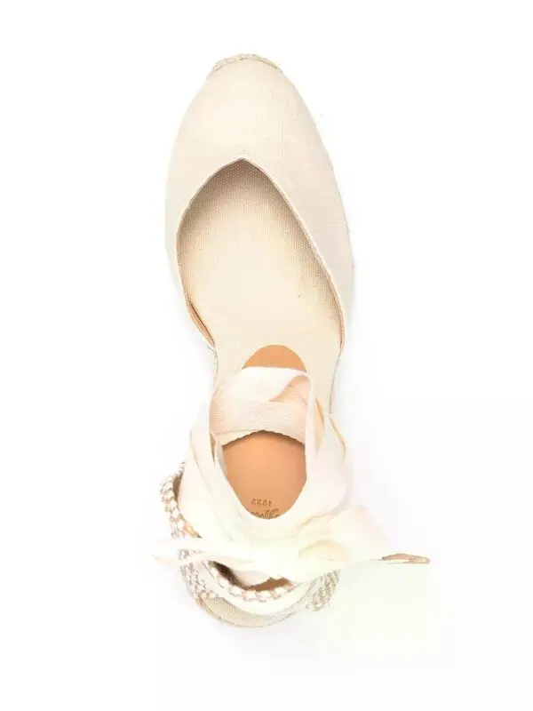 CastaÑer Tie-fastening Wedge Sandals