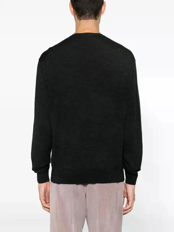 D4.0 Wool Crew Neck Sweater - Grey