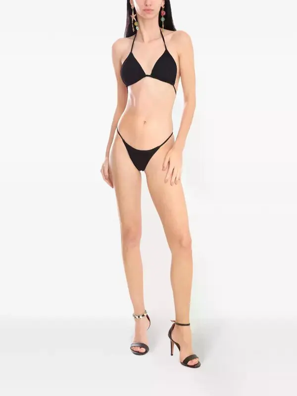 AMIR SLAMA Waffle-effect Bikini