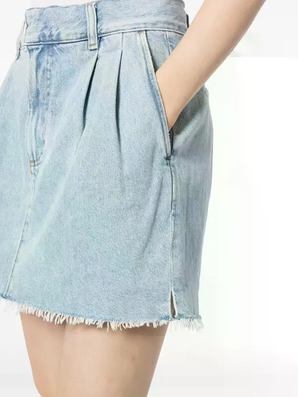 AGOLDE Becker Denim Mini Skirt