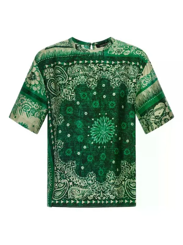Roberto Cavalli Bandana-print T-shirt