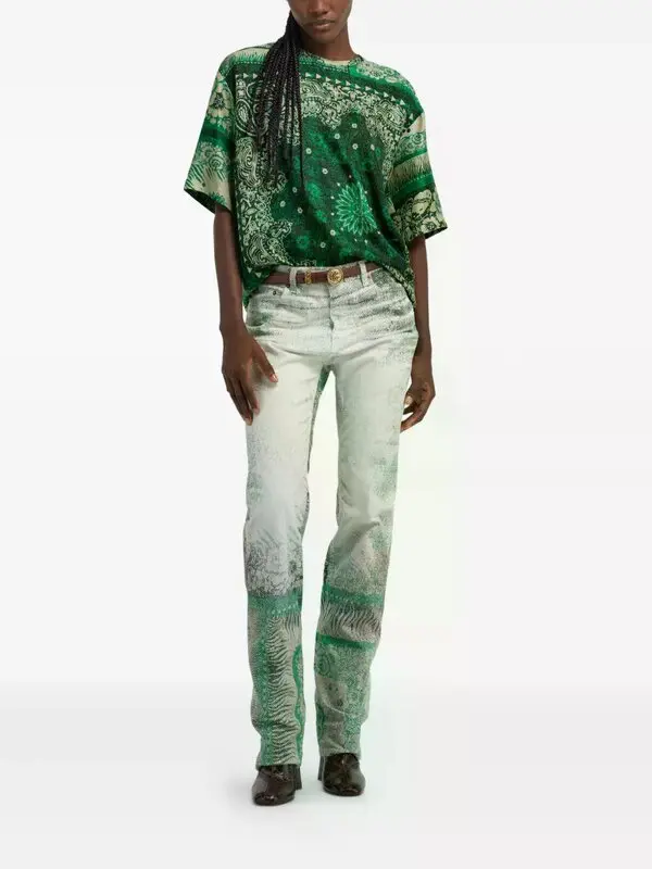 Roberto Cavalli Bandana-print T-shirt