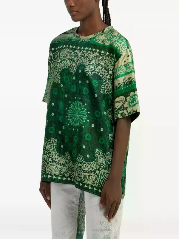 Roberto Cavalli Bandana-print T-shirt