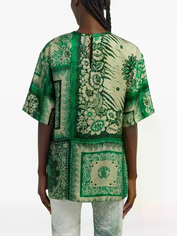 Roberto Cavalli Bandana-print T-shirt