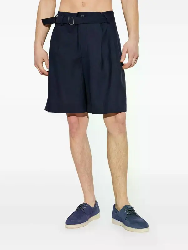 Jacquemus Pleated Belted Shorts