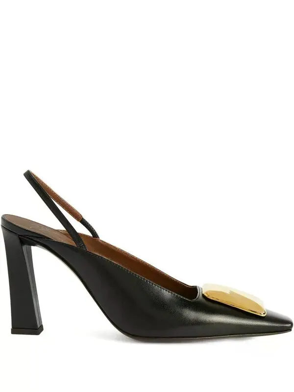 GIUSEPPE ZANOTTI 90mm Brendha Stone Pumps