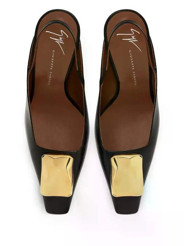 GIUSEPPE ZANOTTI 90mm Brendha Stone Pumps