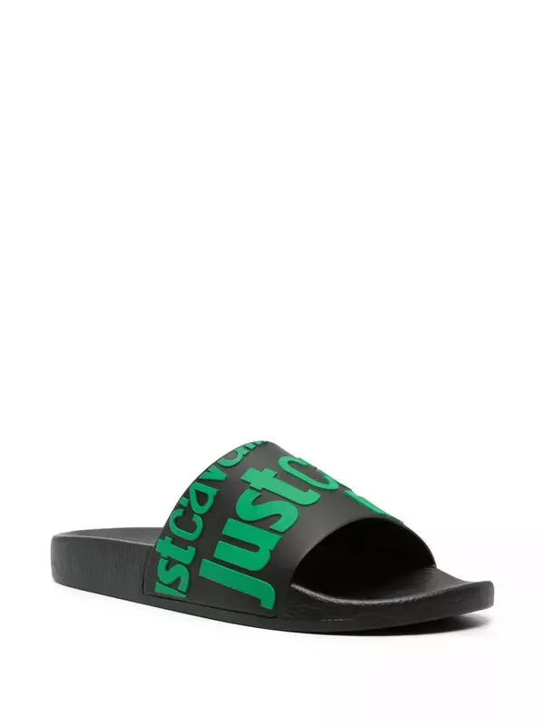 Just Cavalli Logo-embossed Slides