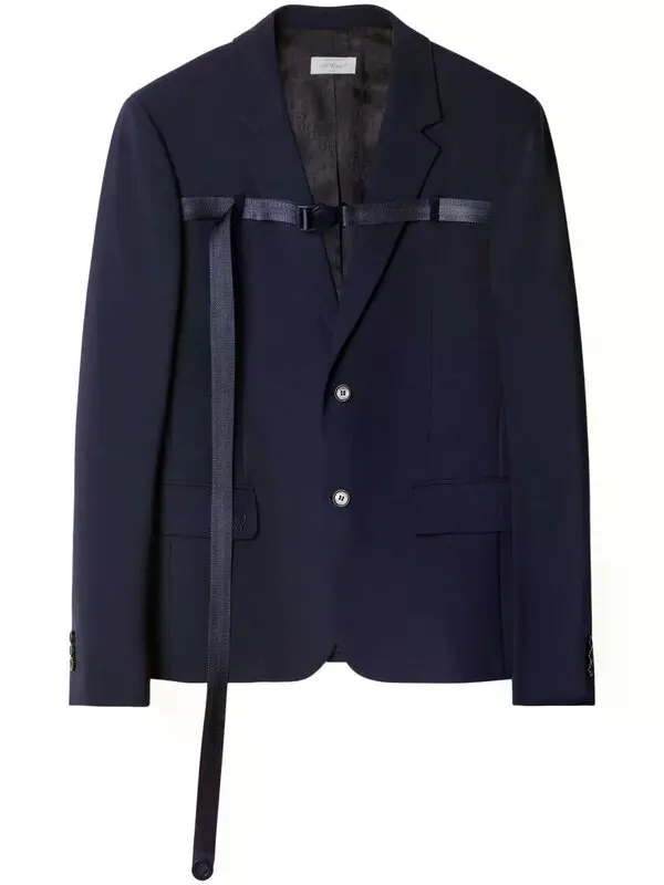 Off-White Buckled Single-breasted Blazer