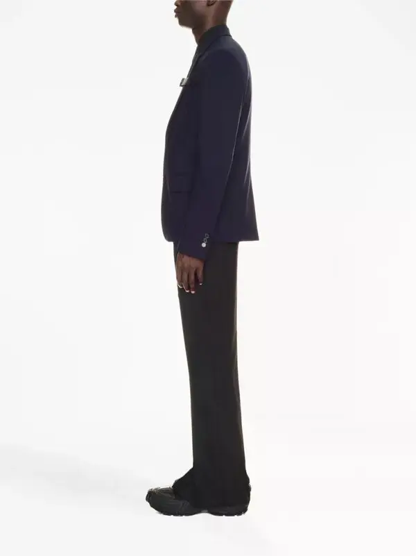 Off-White Buckled Single-breasted Blazer