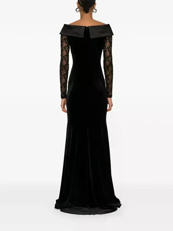 NISSA Velvet Maxi Dress