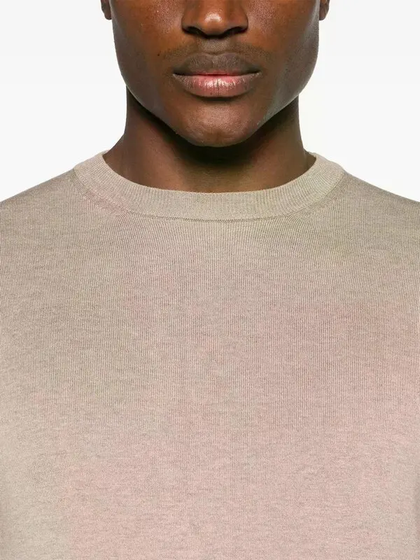 BALLANTYNE Crew-neck Fine-knit Jumper - Neutrals